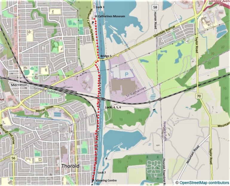 Hiking the Welland Canal, Part 7: The Welland Ship Canal from Lock 3 to ...